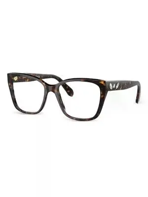 SWAROVSKI Crystal-embellished Square Frame Glasses