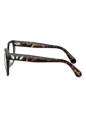SWAROVSKI Crystal-embellished Square Frame Glasses