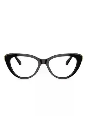 SWAROVSKI Crystal-embellished Cat-eye Glasses - Black