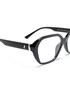 JIMMY CHOO Hexagonal Eyeglasses