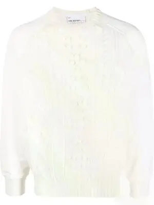 Neil Barrett Crew-neck Hybrid Jumper