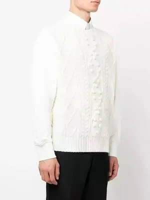 Neil Barrett Crew-neck Hybrid Jumper