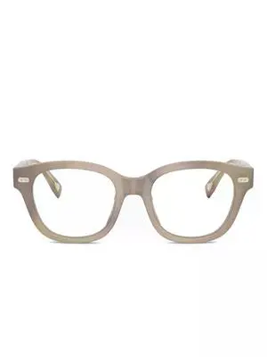 Brunello Cucinelli Square-frame Glasses - Brown