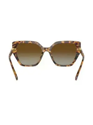 SWAROVSKI Tortoiseshell-effect Cat-eye Sunglasses
