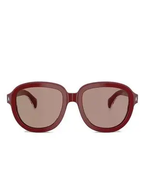 Moncler Oversized Sunglasses - Red
