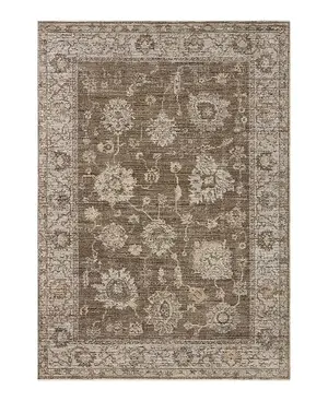 LOLOI Priscilla Prl-01 Area Rug 9'3x13 - Brown/ivory