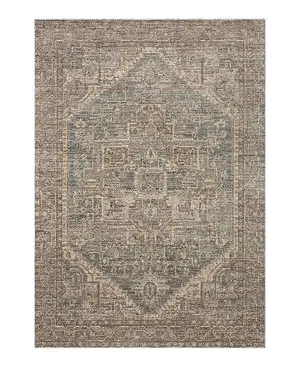 LOLOI Priscilla Prl-04 Area Rug 9'3x13 - Blue/bark