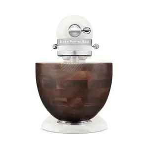 KITCHENAID Artisan Series 5 Quart Tilt Head Stand Mixer With Walnut Wood Bowl