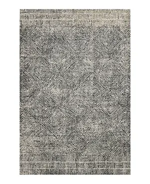 LOLOI Kopa Ko-01 Area Rug 7'9x9'9 - Black/ivory