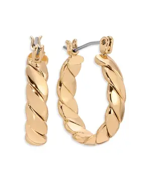 Ettika Textured Mini Hoop Earrings