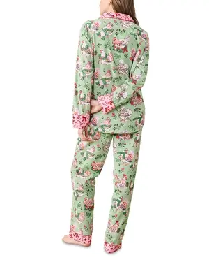 PRINTFRESH Print Fresh Holiday Hens Long Pajama Set