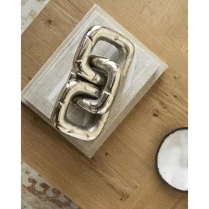 SURYA Sherman Decorative Sculpture - Silver