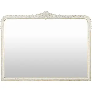 SURYA Aaliyah Mantel Mirror - White