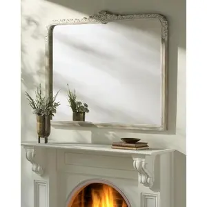 SURYA Aaliyah Mantel Mirror - White