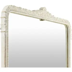 SURYA Aaliyah Mantel Mirror - White