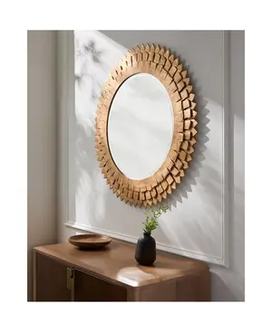 SURYA Cian Accent Mirror - Gold