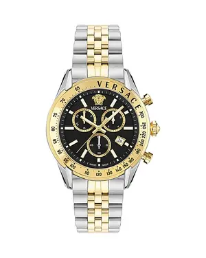 Versace Master Chronograph, 44mm - Black/two Tone