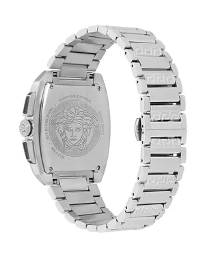 Versace Dominus Chronograph, 42mm X 50mm - Black/silver