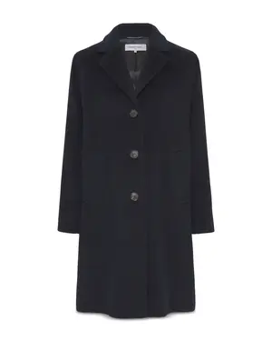 Gerard Darel Minaelle Wool Coat - Navy