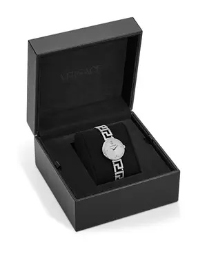 Versace Greca Goddess Watch, 28mm - Silver/silver