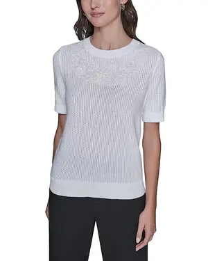 Karl Lagerfeld Paris Frill Sweaters For Women