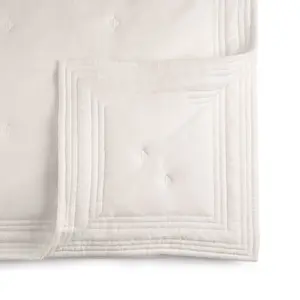 Michael Aram Tufted Quilt Coverlet, Queen - Stone