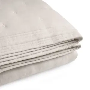 Michael Aram Tufted Quilt Coverlet, Queen - Stone