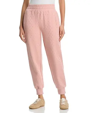 Generation Love Embellished Jogger Pants - Dusty Pink