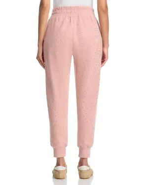 Generation Love Embellished Jogger Pants - Dusty Pink