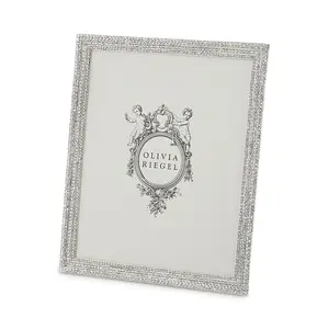 OLIVIA RIEGEL Classic Crystal Pave Frame, 8.75 X 10.75 - Silver