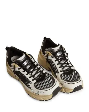 GOLDEN GOOSE Lightstar Net Running Sneakers - White/black