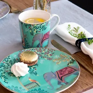 PORTMEIRION Sara Miller India Cake Plates, Set Of 4