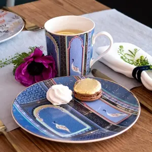 PORTMEIRION Sara Miller India Cake Plates, Set Of 4