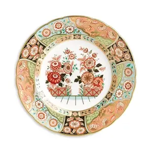 ROYAL CROWN DERBY Imari Accent Regency Flower Accent Plate - Multi