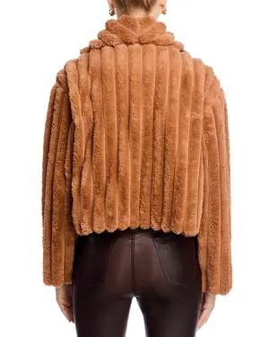 Blanknyc Quilted Faux Fur Coat