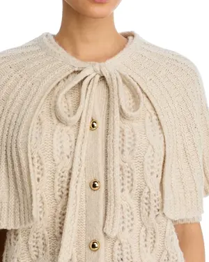 FRAME The Cape Cardigan Sweater - Fawn
