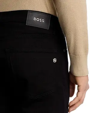 BOSS Maine Regular Fit Jeans - Black