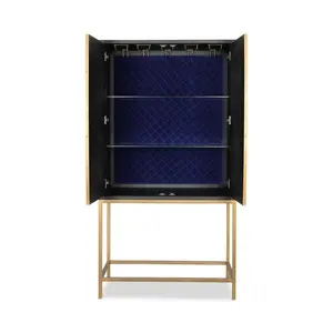 MOE'S HOME COLLECTION Mako Bar Cabinet - Grey
