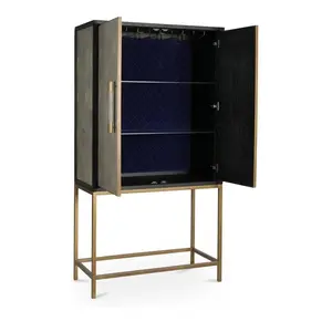 MOE'S HOME COLLECTION Mako Bar Cabinet - Grey
