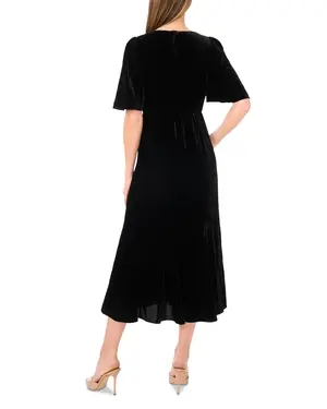 Ted Baker London Velvet Puff Sleeve Dress
