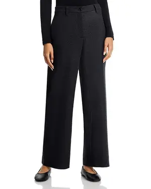 Eileen Fisher Wool Wide-leg Pants