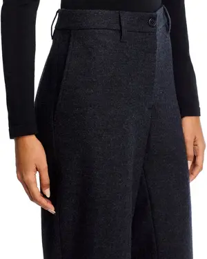 Eileen Fisher Wool Wide-leg Pants