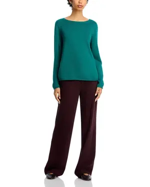 Eileen Fisher Bateau Neck Sweater - Rainforest
