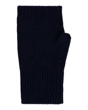 Gerard Darel Paoline Cashmere Fingerless Gloves - Navy
