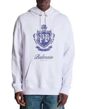 Men's Blue White Sweatshirts Hoodies