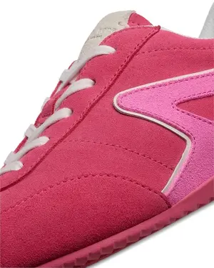 Rag & Bone Retro Runner Slim Ultra Sneakers - Hot Pink Suede