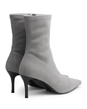 Rag & Bone Mercer Pointed Boots - Stone Suede