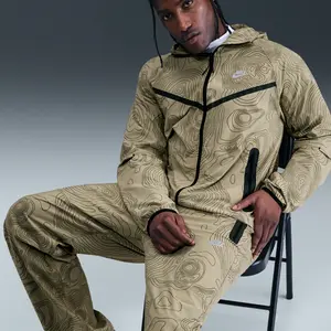 Nike Tech Open-hem Woven Pants - Brown
