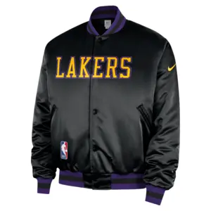 Nike Los Angeles Lakers City Edition Nba Premium Jacket - Black