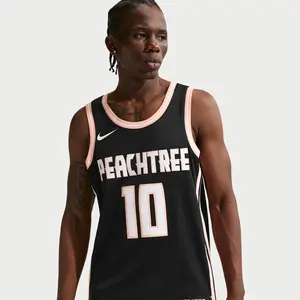 Nike Zaccharie Risacher Atlanta Hawks City Edition Nba Swingman Jersey